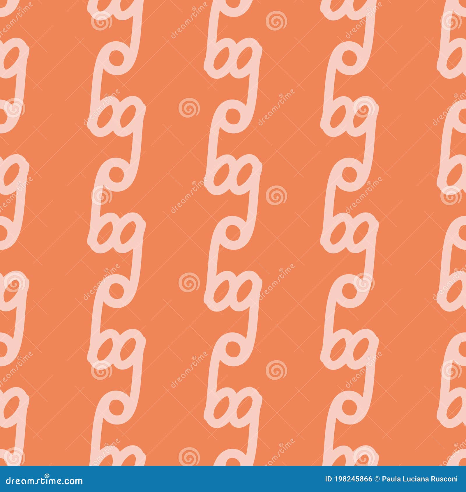 Linked Loops Seamless Vector Pattern Stock Vector - Illustration of ...