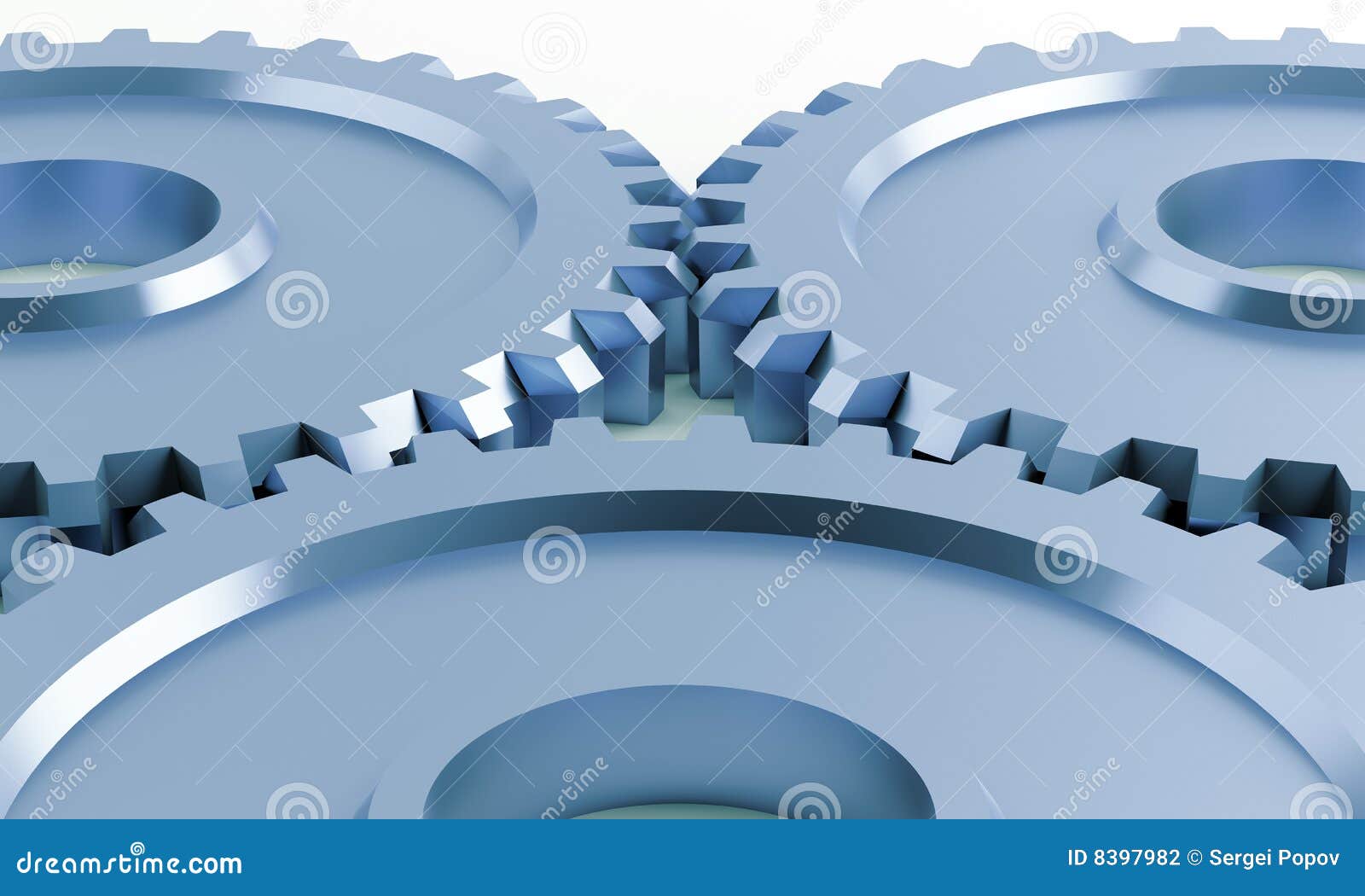 Linked metal gears stock illustration. Illustration of iron - 8397982