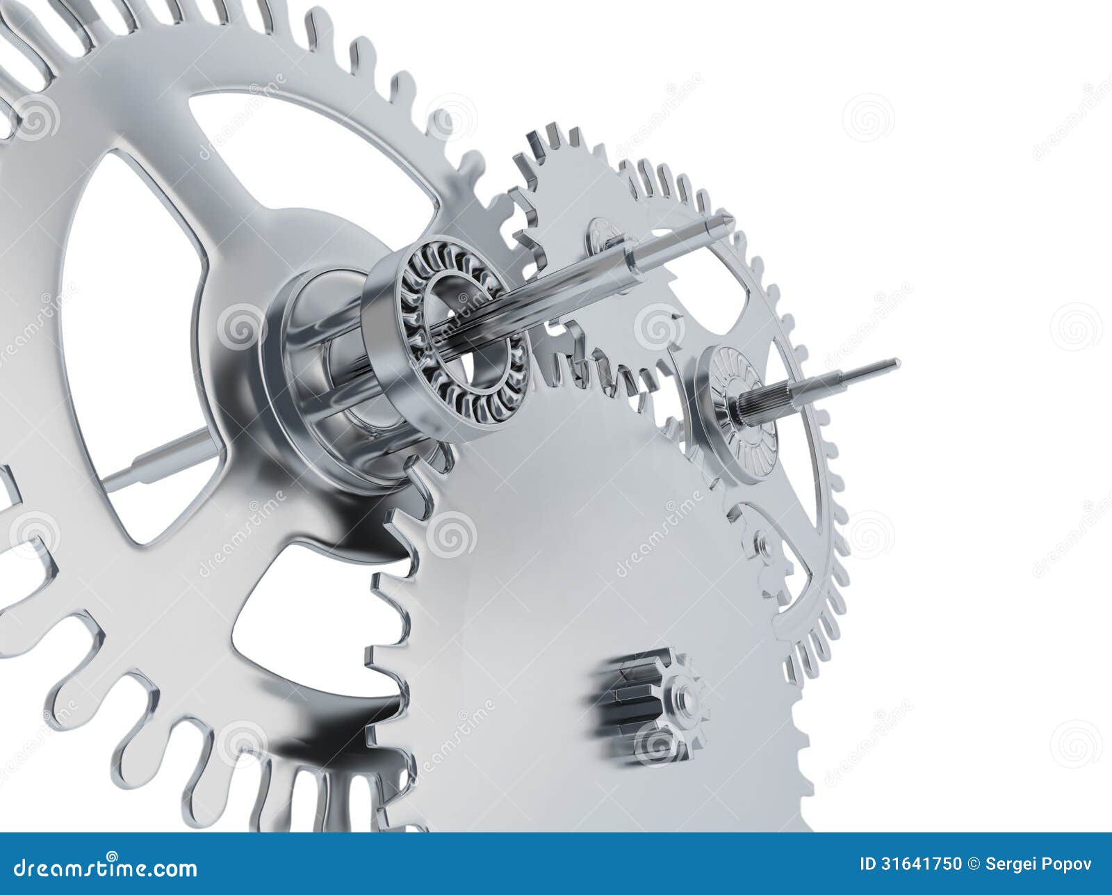 Linked metal gears stock photo. Image of important, metallic - 31641750