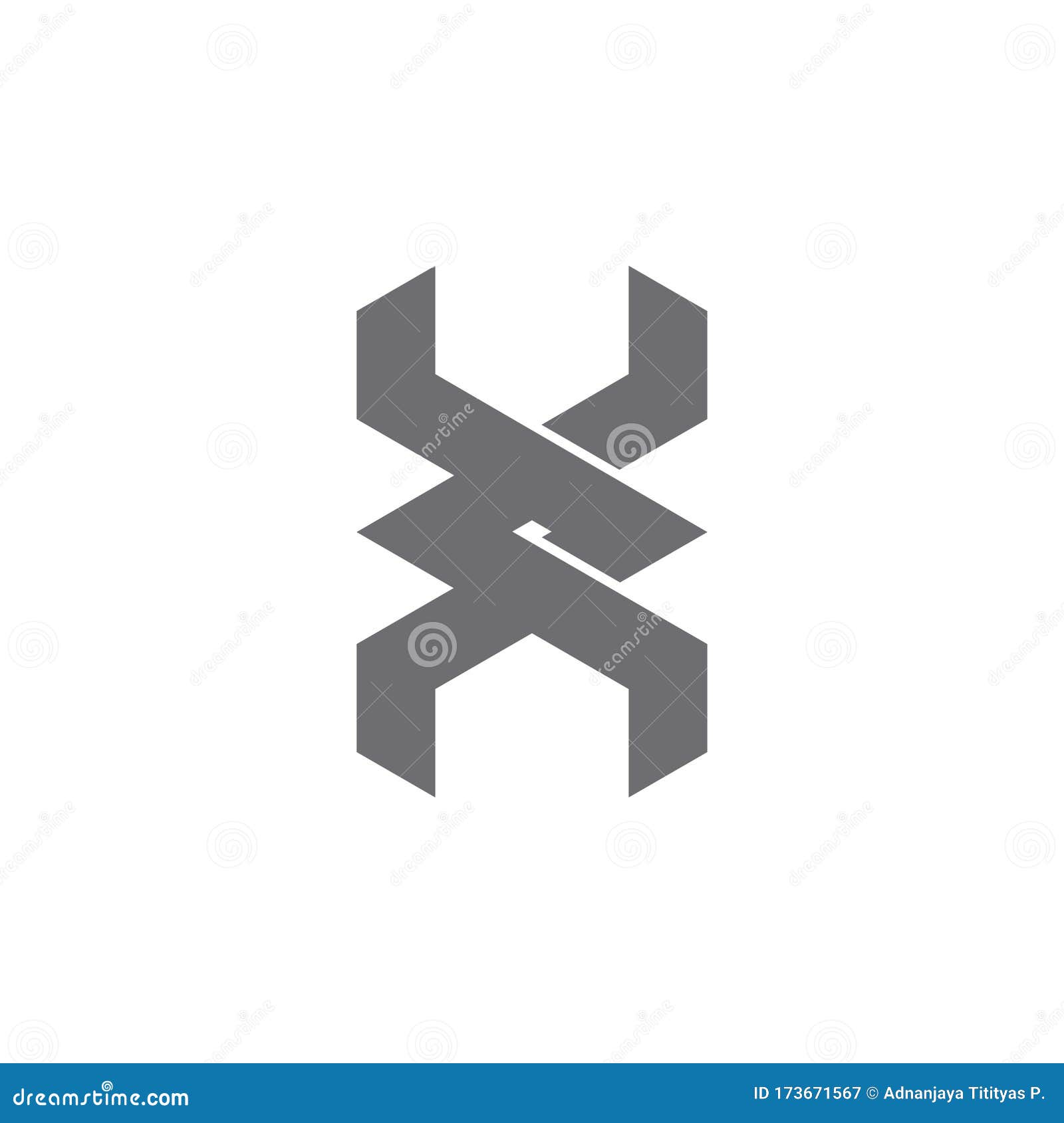 Linked Wire Symbol Overlap Logo Vector Stock Vector - Illustration of ...