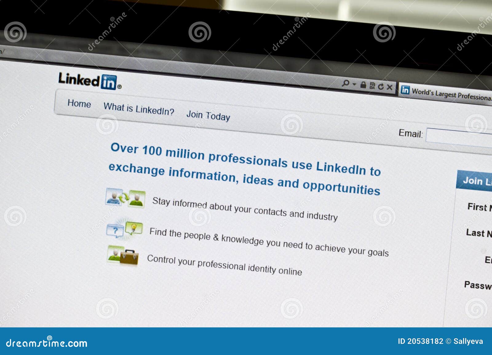 Linkedin editorial photography. Image of business, linkedin - 20538182