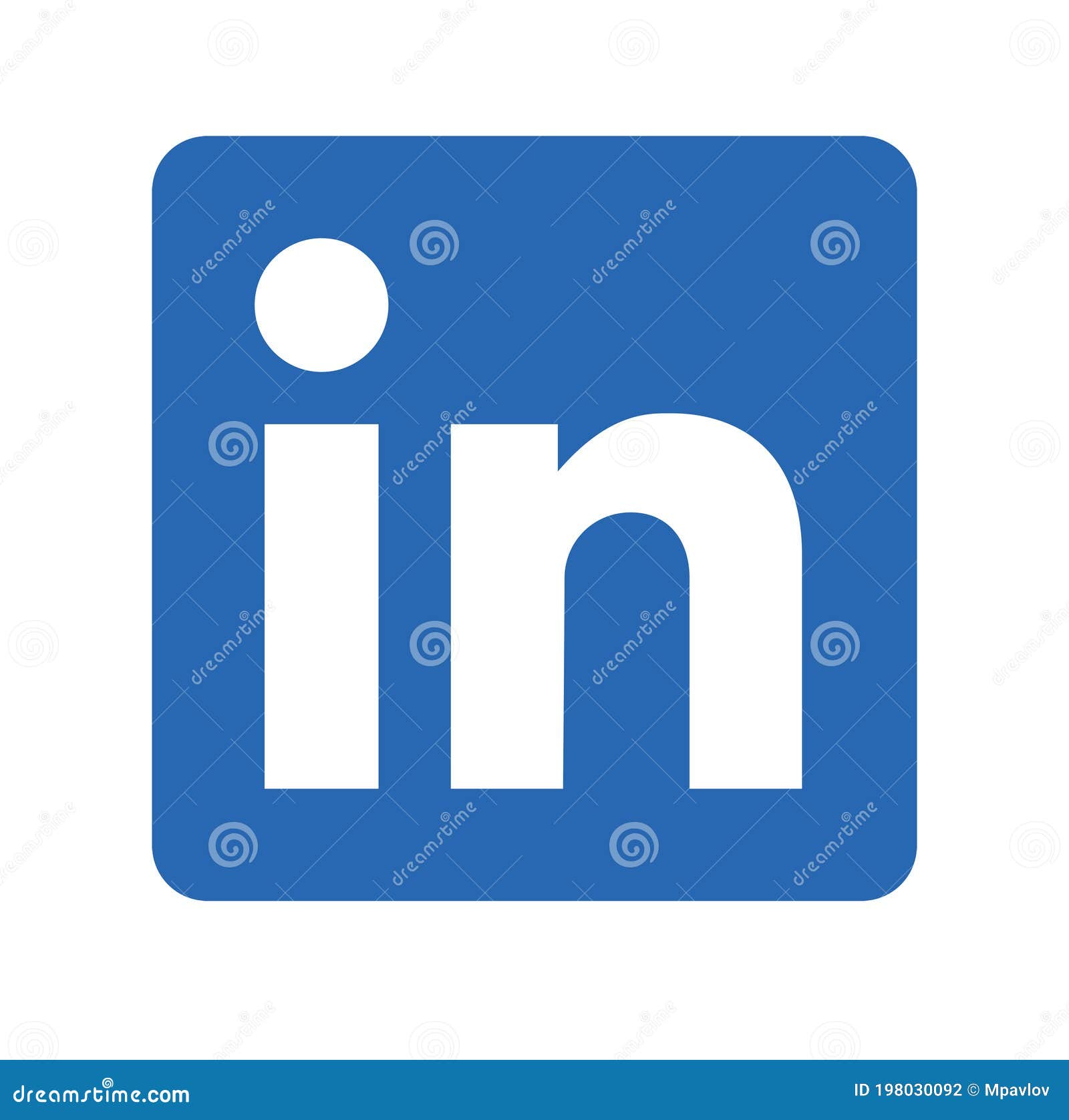Linkedin Logo. Vector Editorial Illustration Editorial Photography ...