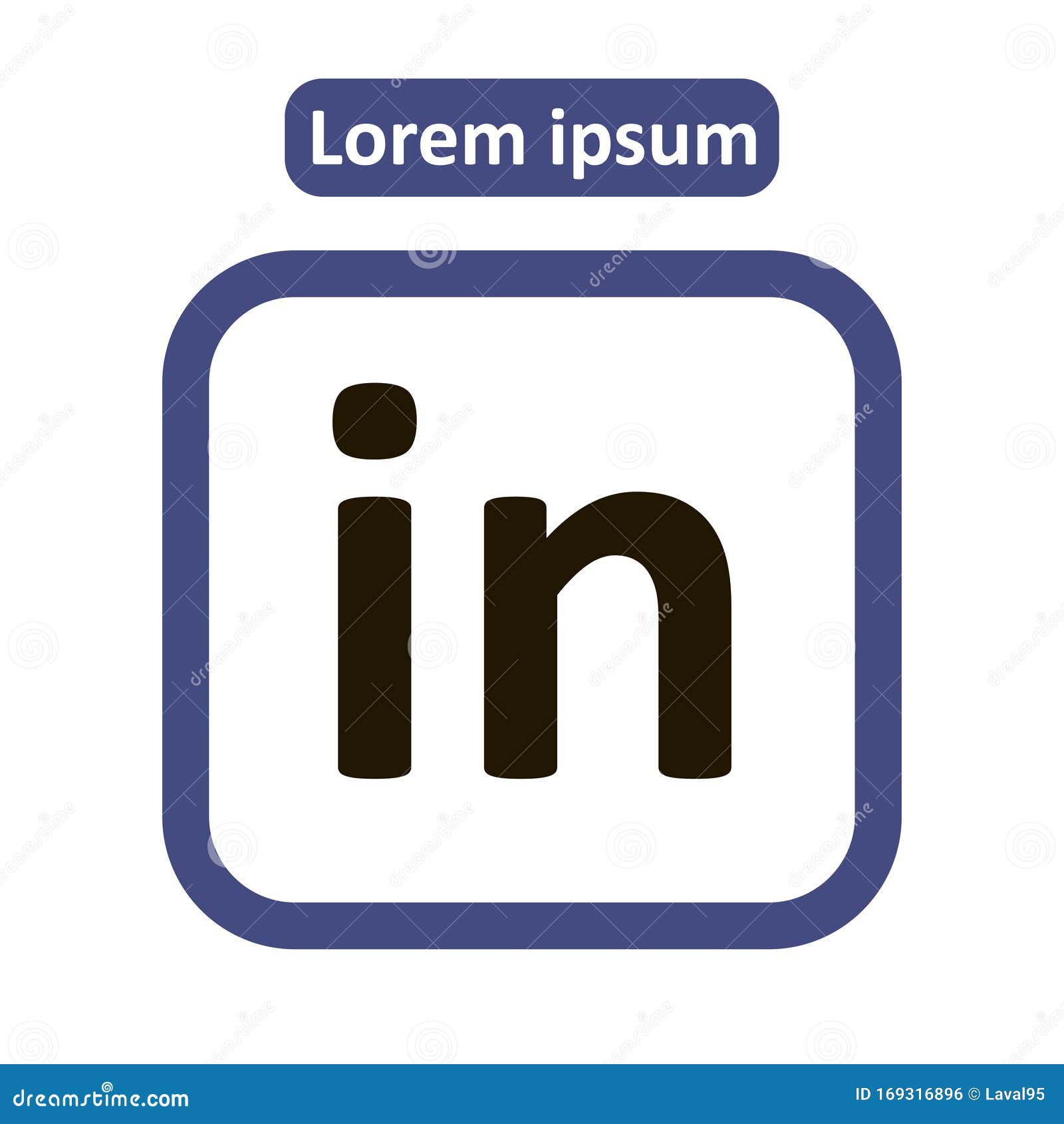 Linkedin Logo on a White Background Editorial Photo - Illustration of ...