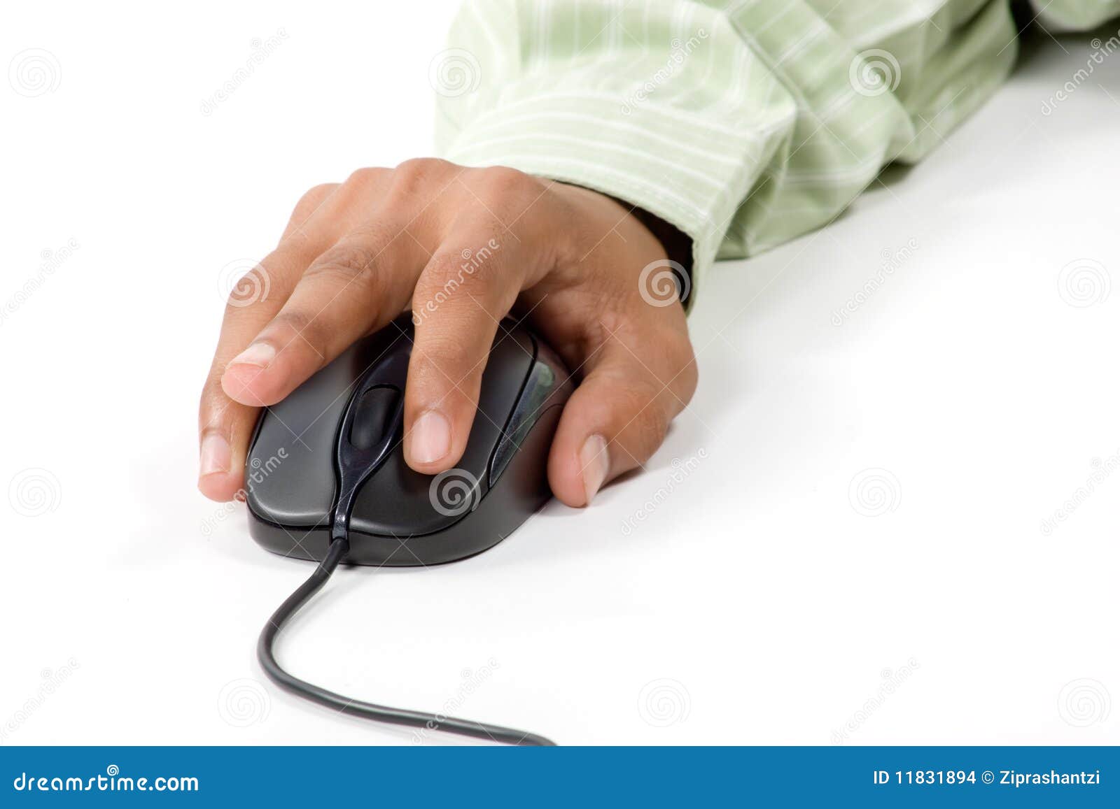 Linker Klik Op Computermuis Stock Foto - Image of geïsoleerd, wijzer ...