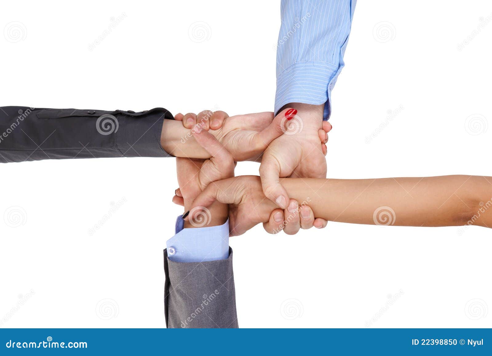 Linking Arms Stock Photo - Image: 22398850