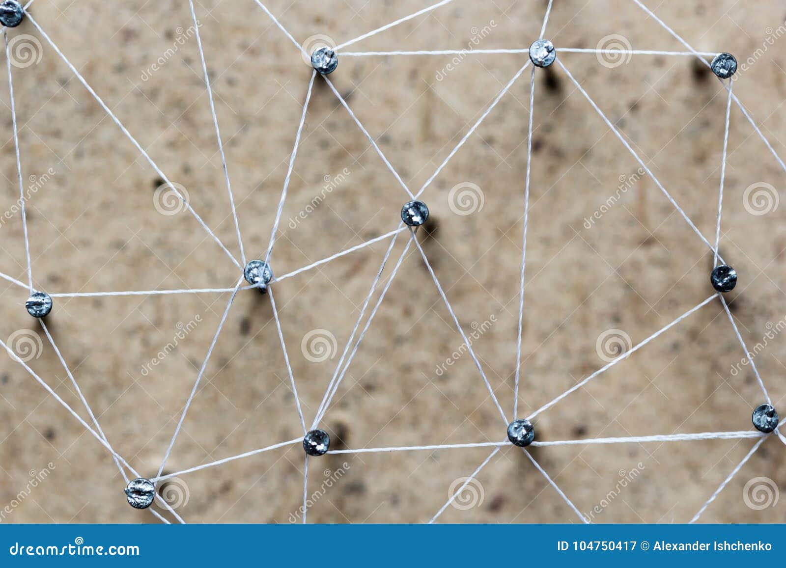 Linking Entities Network Connected. Stock Image - Image of grid, data ...