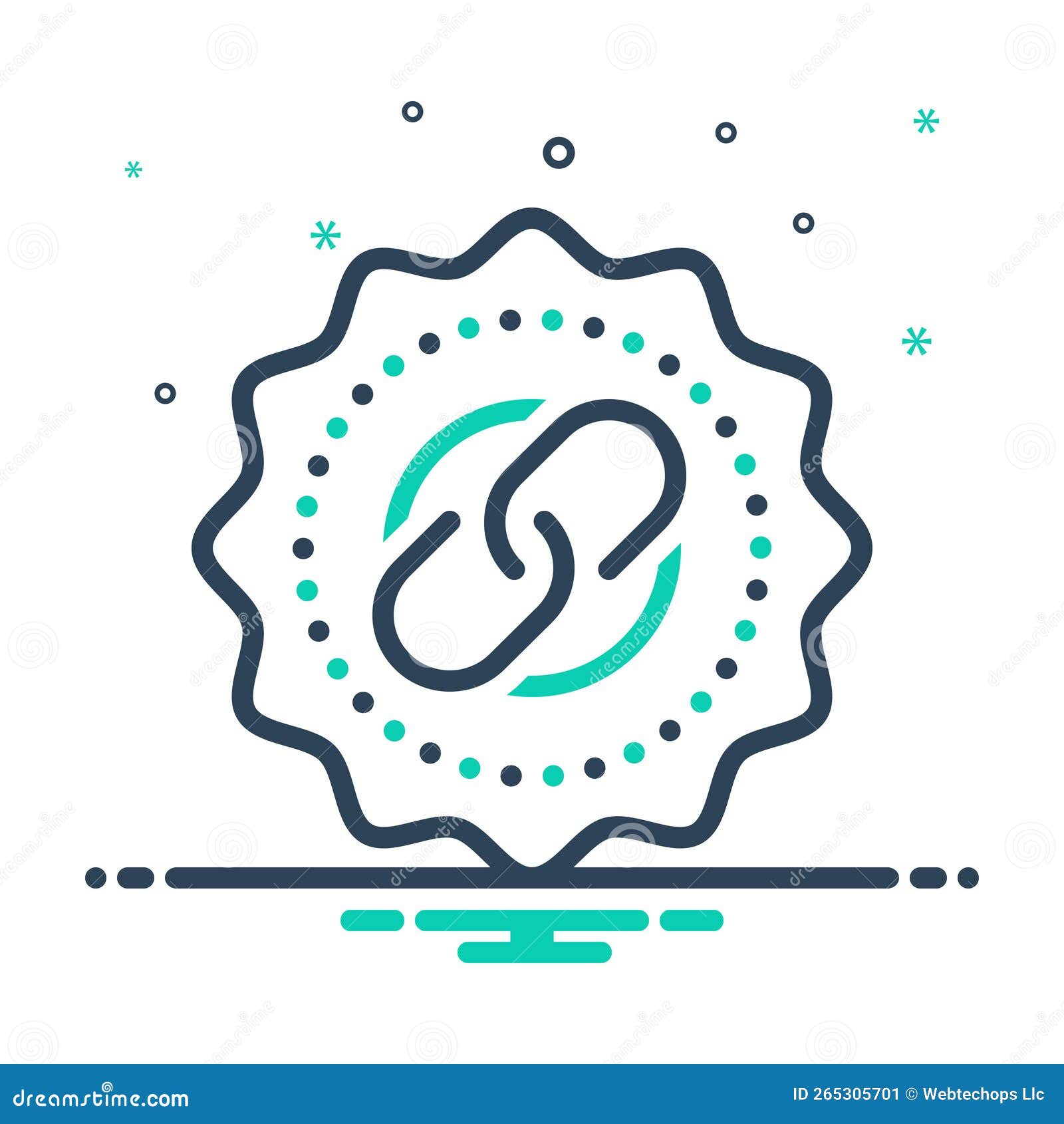 Mix Icon for Linking, Connection and Linkage Stock Vector ...