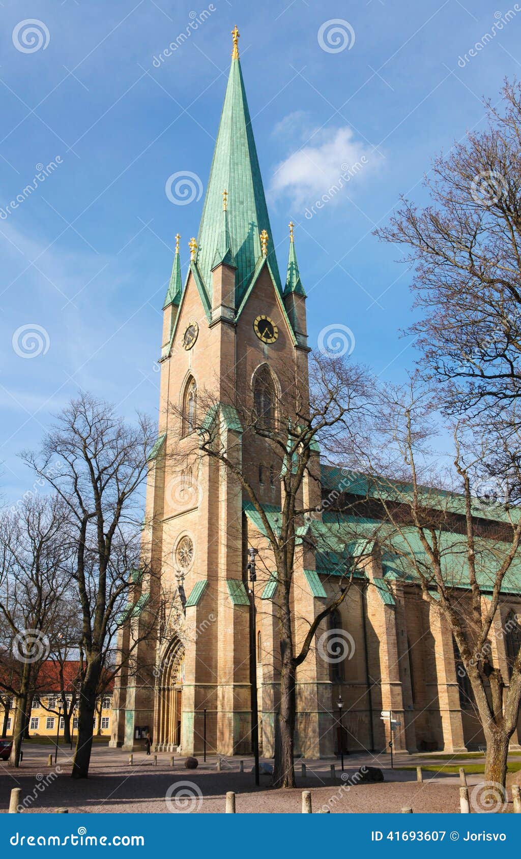 Linkoping cathedral stock image. Image of linkapara, architecture ...