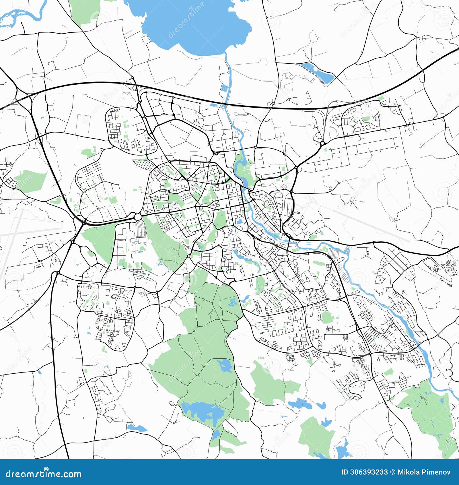 Linkoping city map. stock illustration. Illustration of soil - 306393233