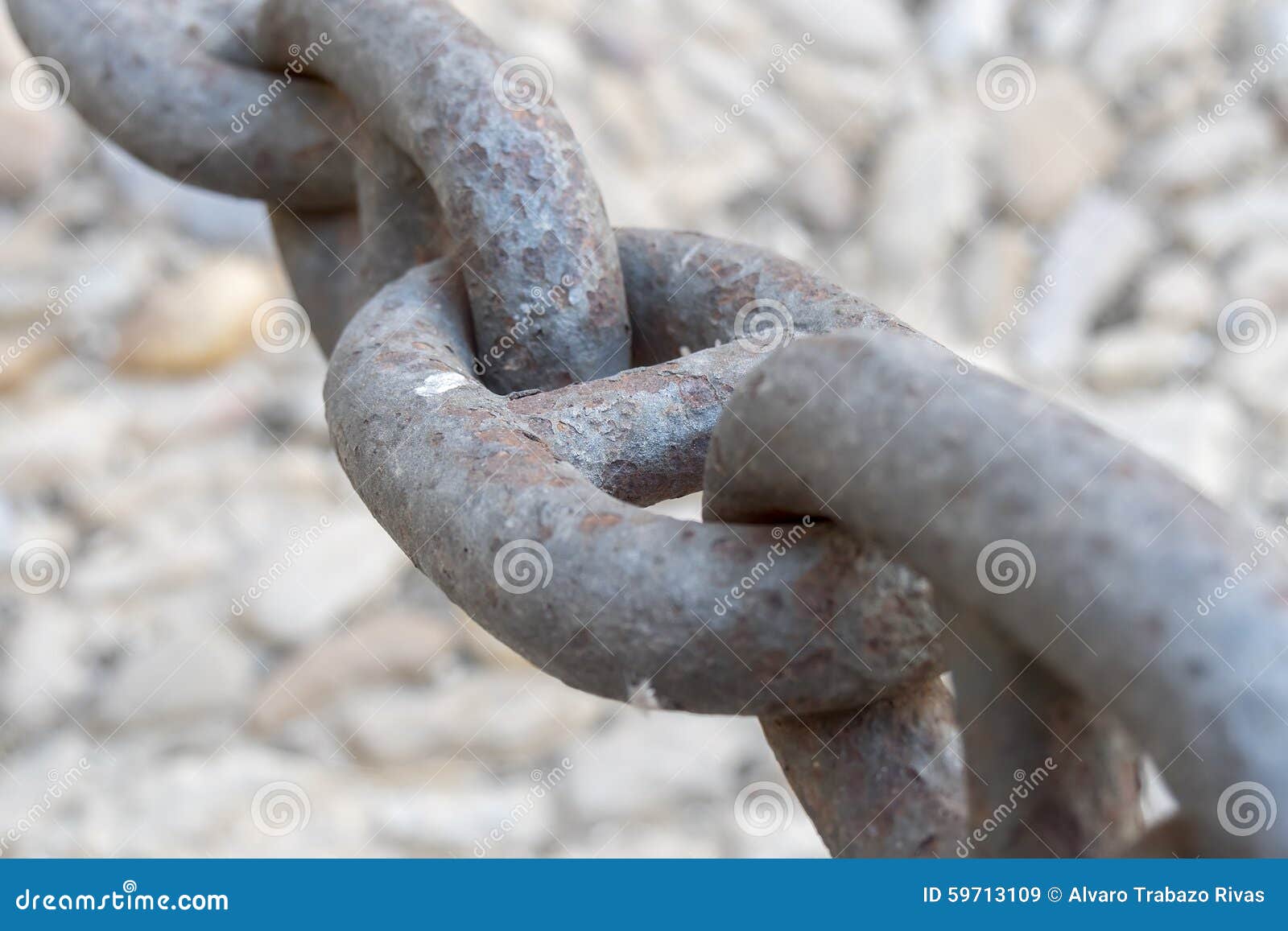 Links in a Big Old Rusty Chain Stock Image - Image of giant, defense ...