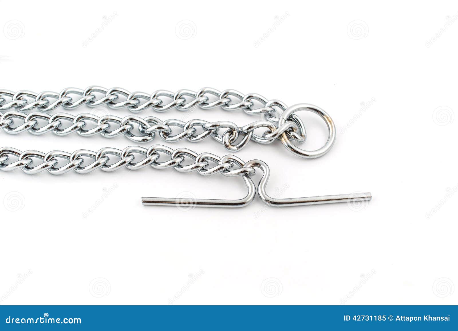 Links of a chain close up stock image. Image of pressure - 42731185