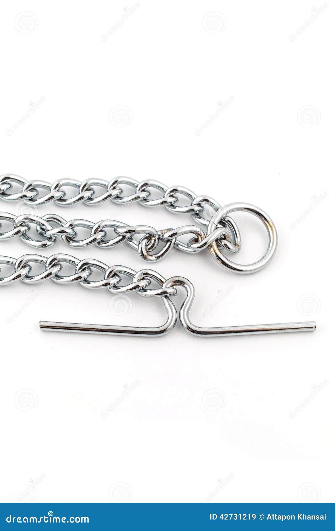 Links of a chain close up stock image. Image of metal - 42731219