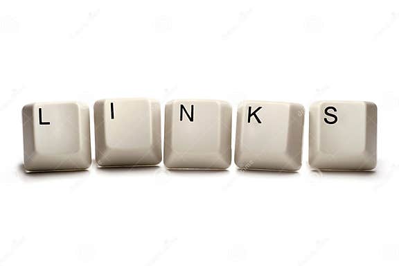 Links - computer keys stock image. Image of communication - 4506229
