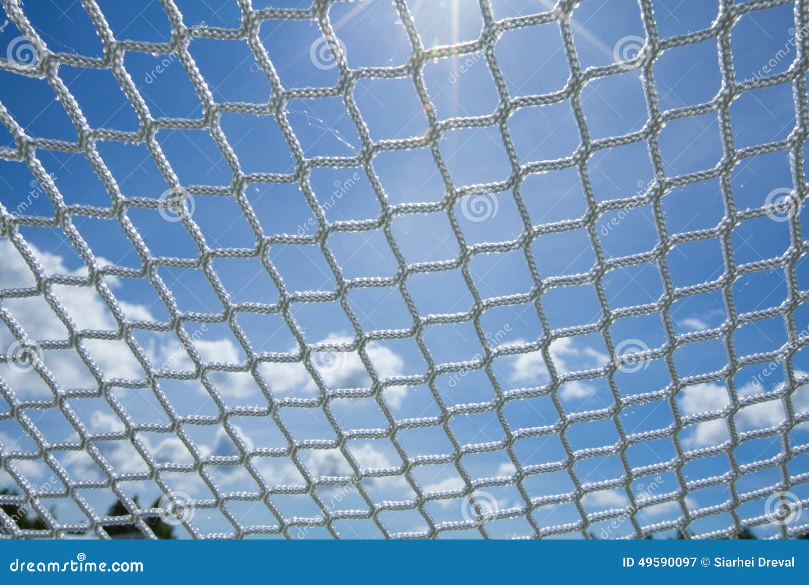 Links Net Web Network Chain Fiber Seine Sky Stock Image - Image of cell ...