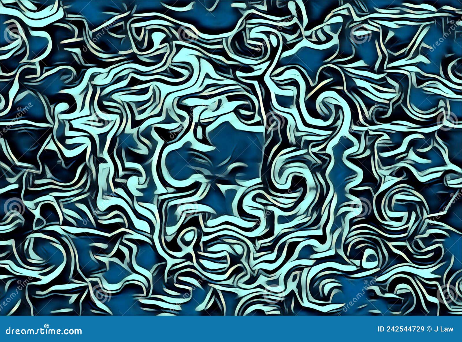 Lino-cut Translucent Glass Rings in Turbulent Random Distortion Pattern ...