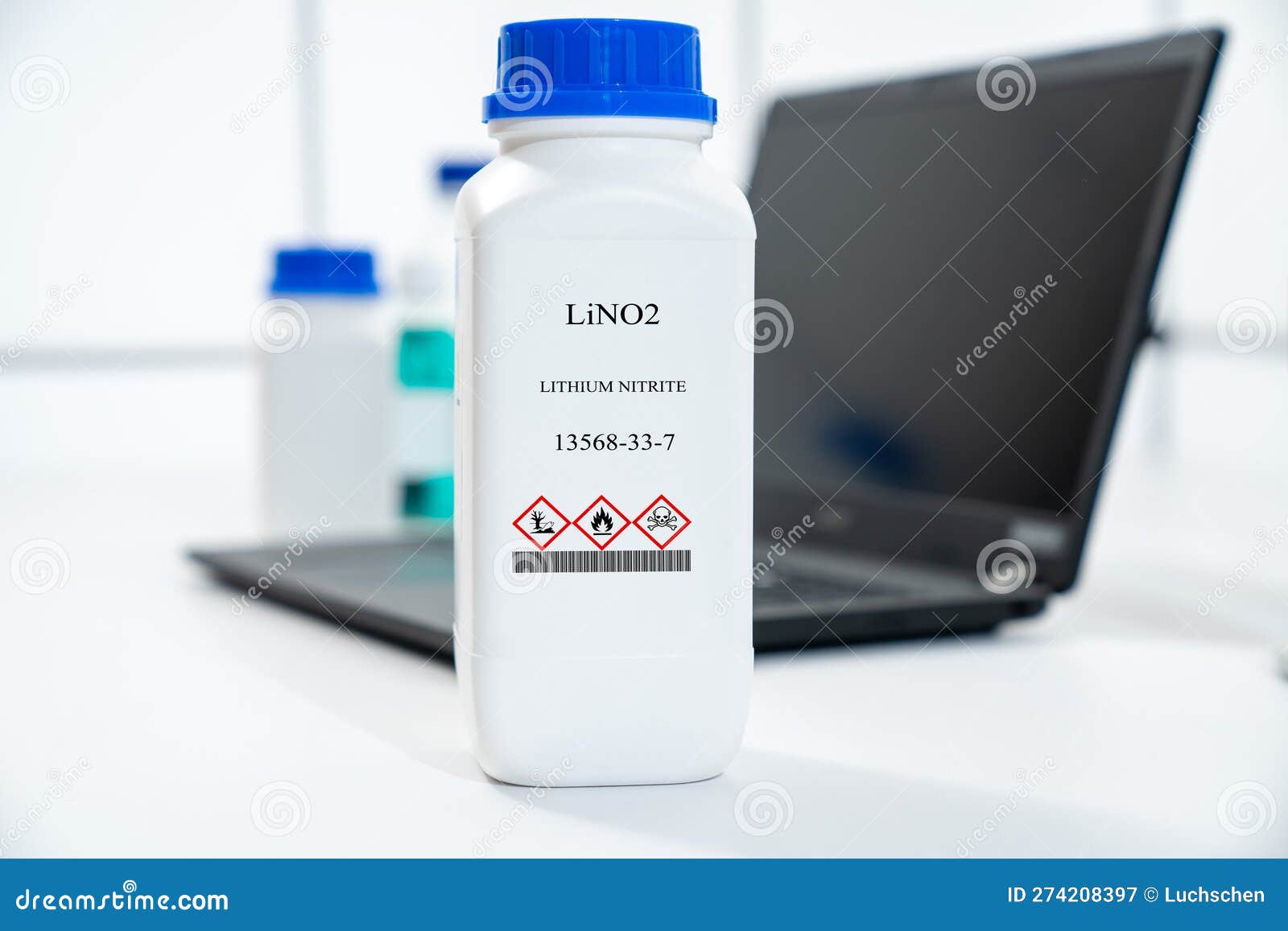 LiNO2 Lithium Nitrite CAS 13568-33-7 Chemical Substance in White ...