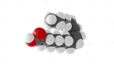 Linoleic Acid Molecule, Omega-6, Molecular Structure, Isolated 3d Model ...