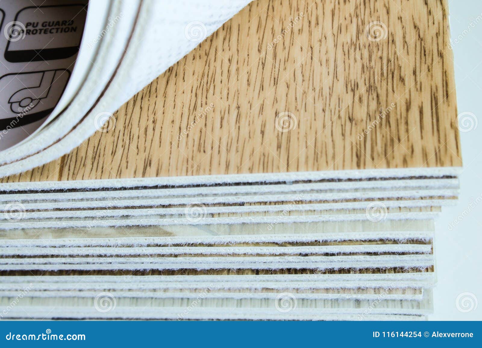 Types of Linoleum of Different Thicknesses Stock Photo - Image of ...