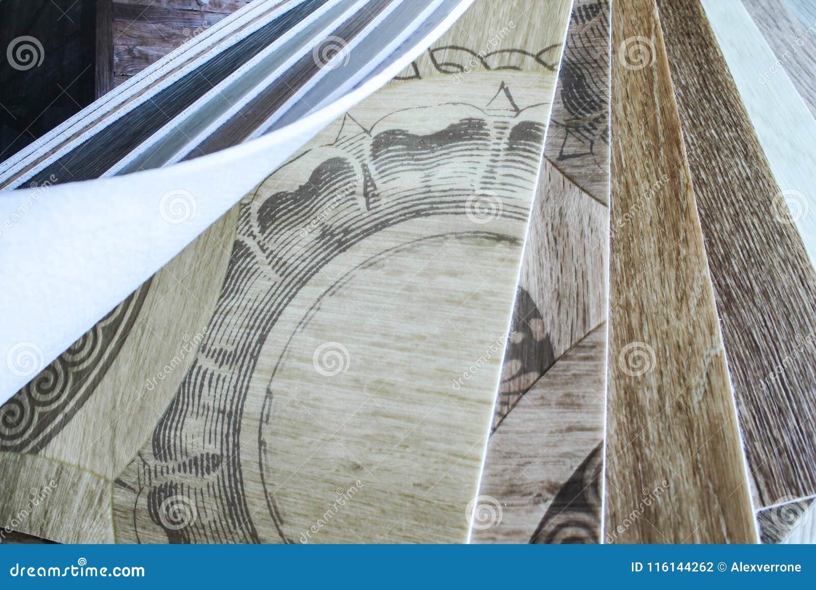 Types of Linoleum of Different Thicknesses Stock Photo - Image of types ...