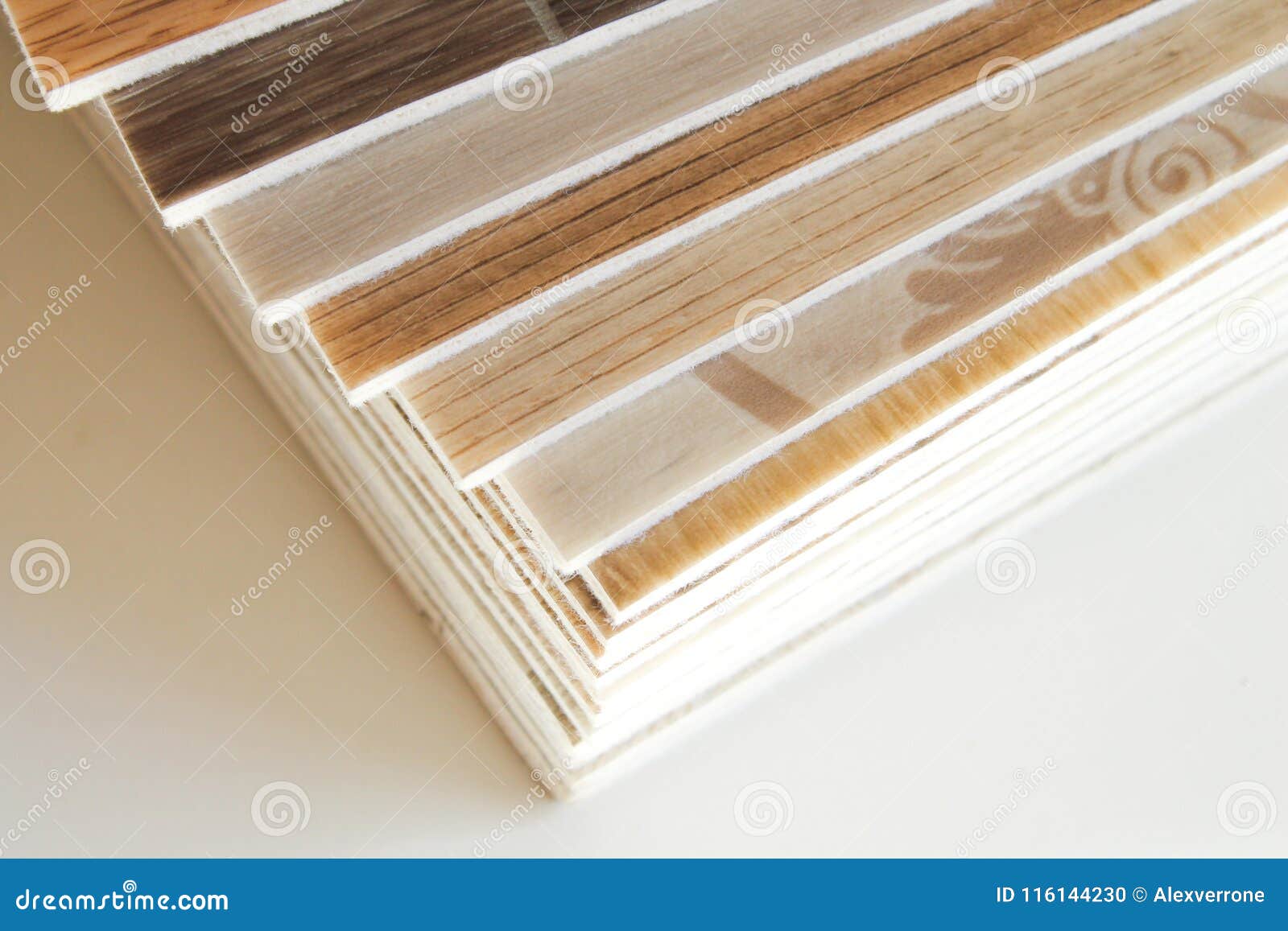 Types of Linoleum of Different Thicknesses Stock Photo - Image of ...
