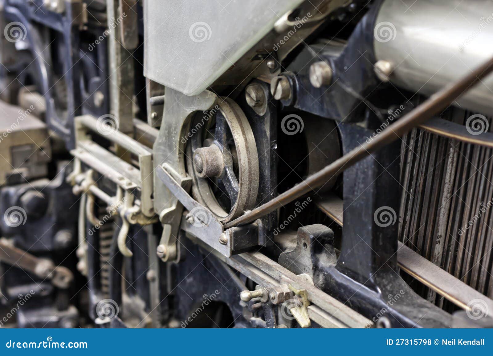 Linotype hot metal stock photo. Image of carlisle, computers - 27315798