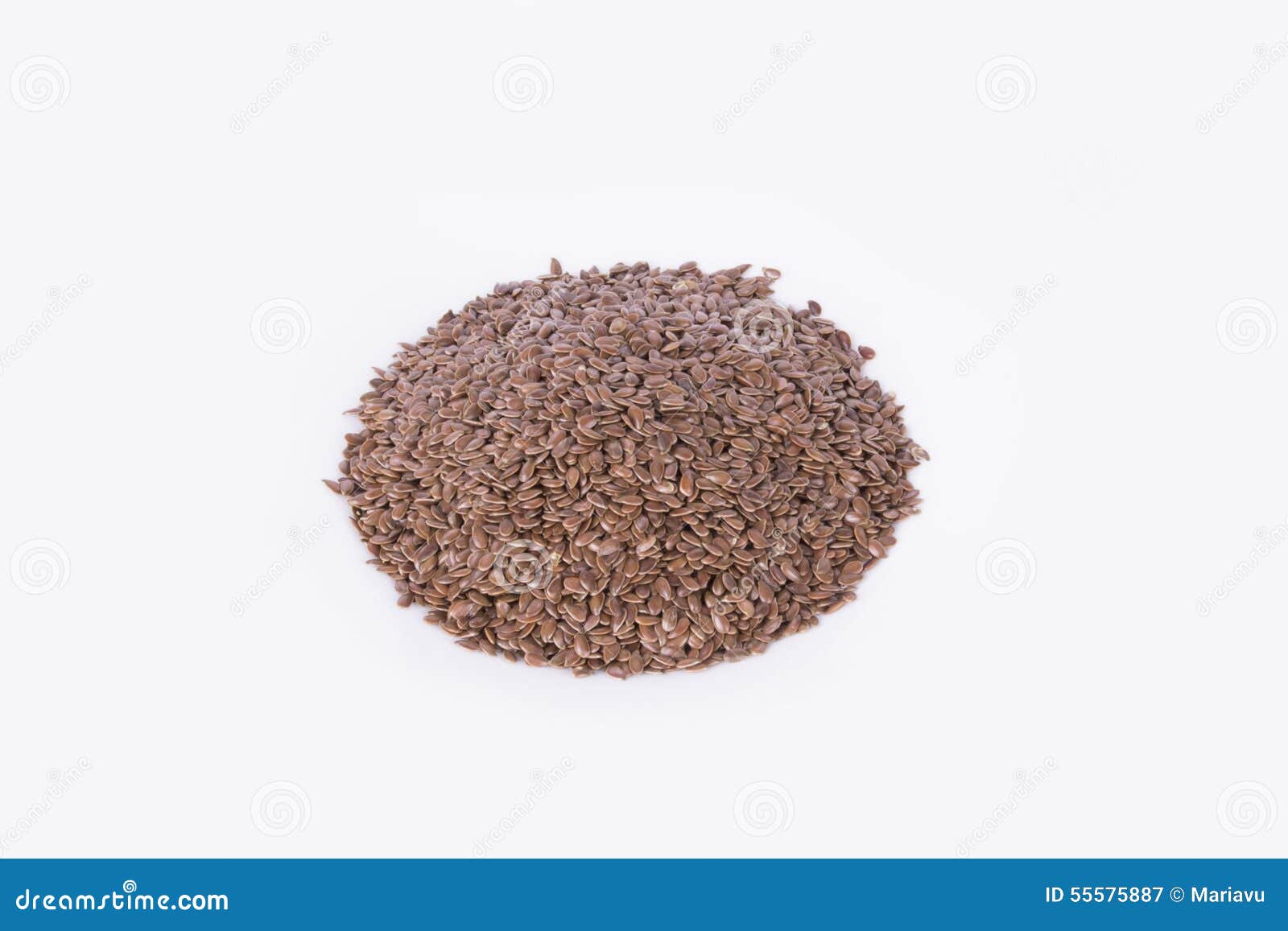 Linseed On A White Background. Also Known As Linseed, Flaxseed A Stock ...