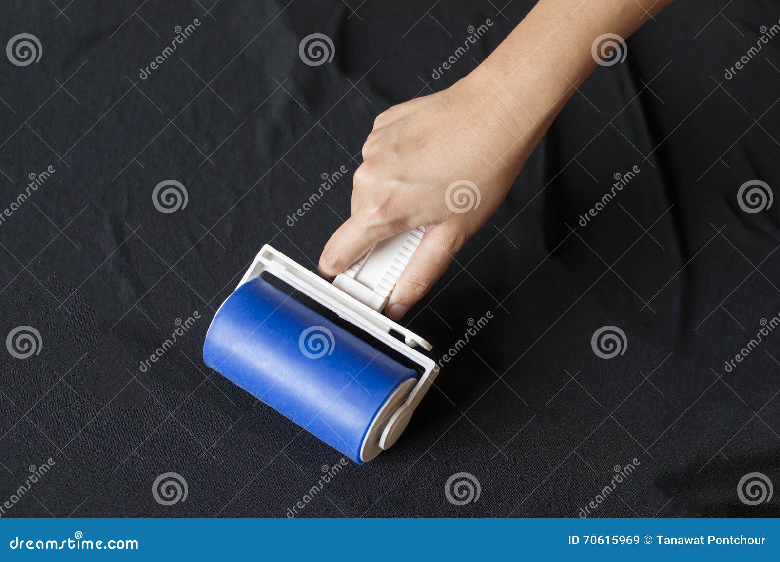 Lint roller stock image. Image of plastic, adhesive, sticky - 70615969