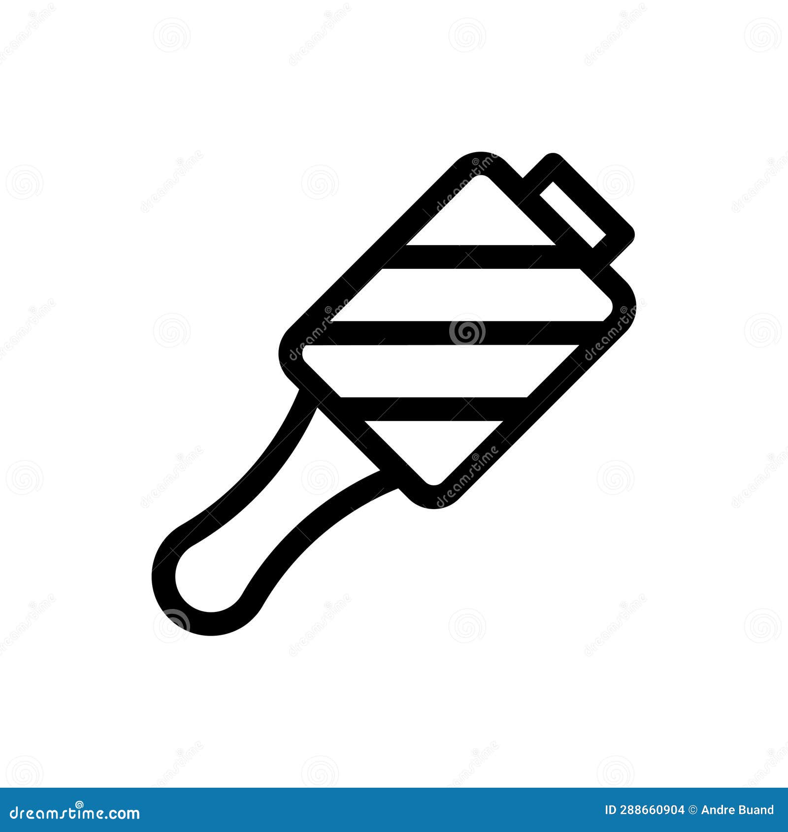 Lint Roller Line Icon Illustration Vector Graphic Stock Vector ...