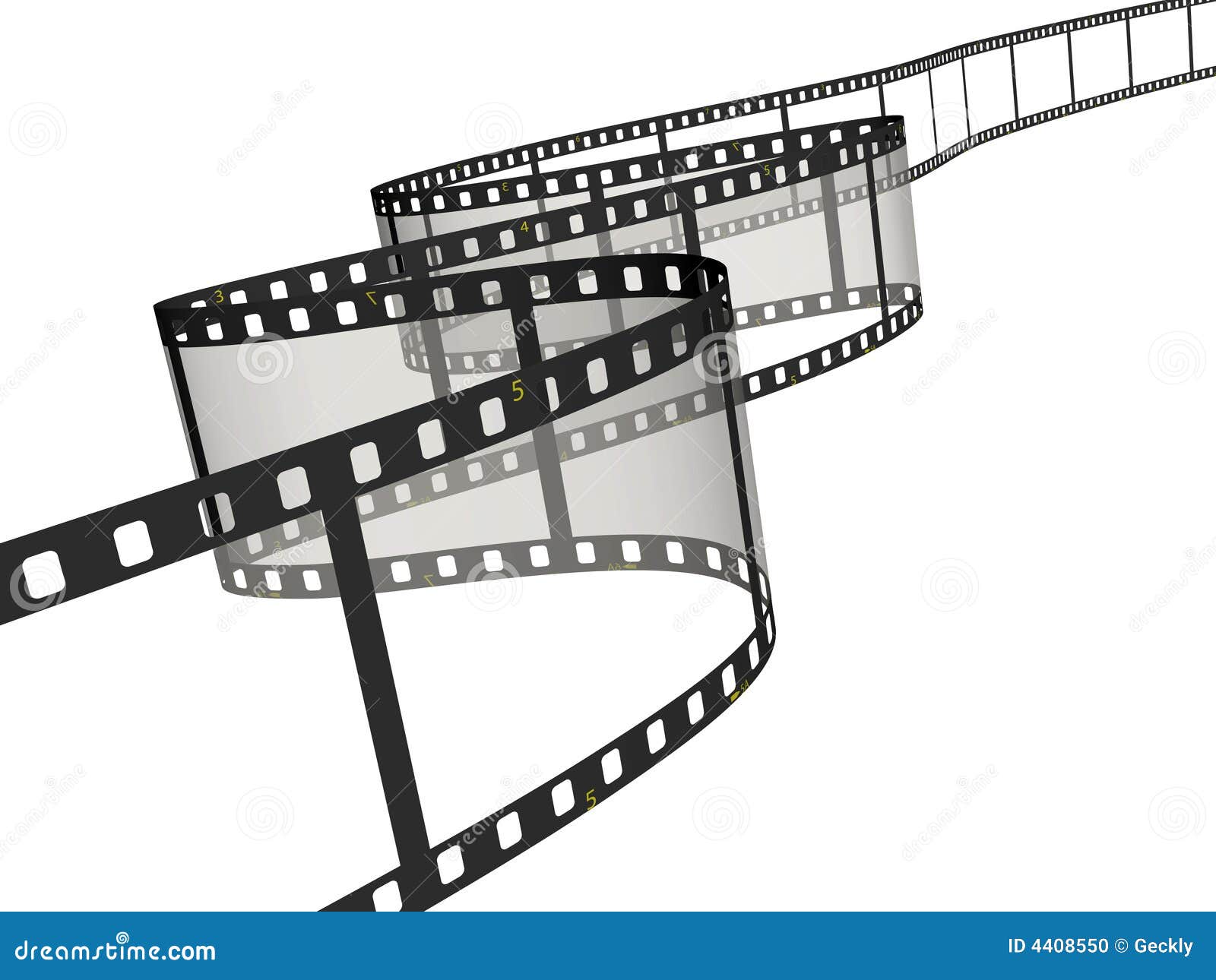Lint van de film stock illustratie. Illustration of strook - 4408550