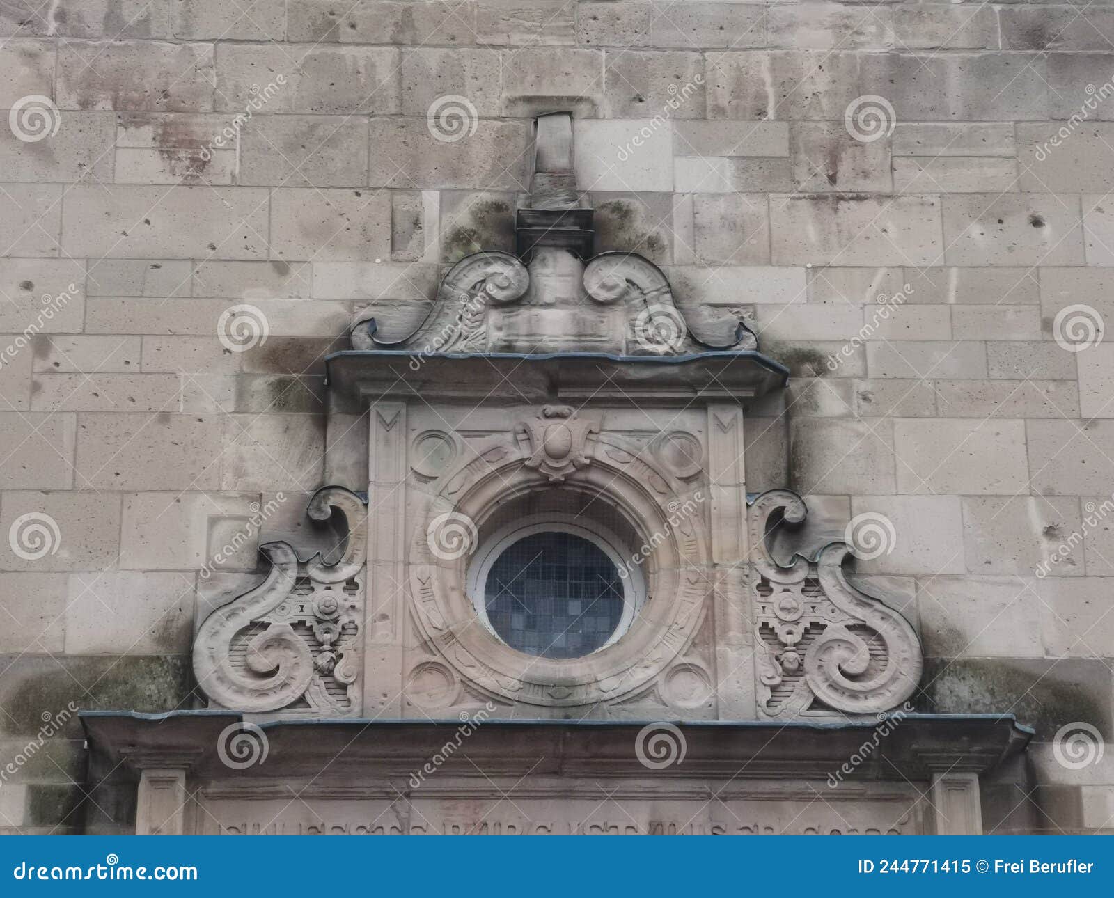 Lintel with Very Beautiful Facade Stock Image - Image of landmark ...