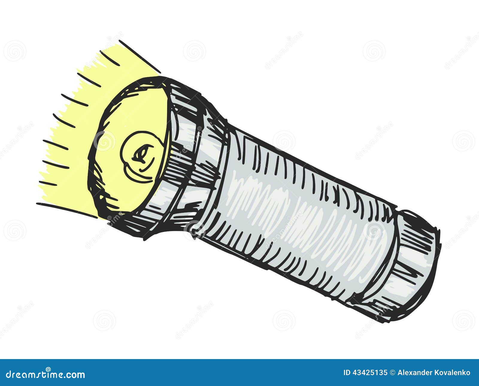 Linterna ilustración del vector. Ilustración de bulbo - 43425135