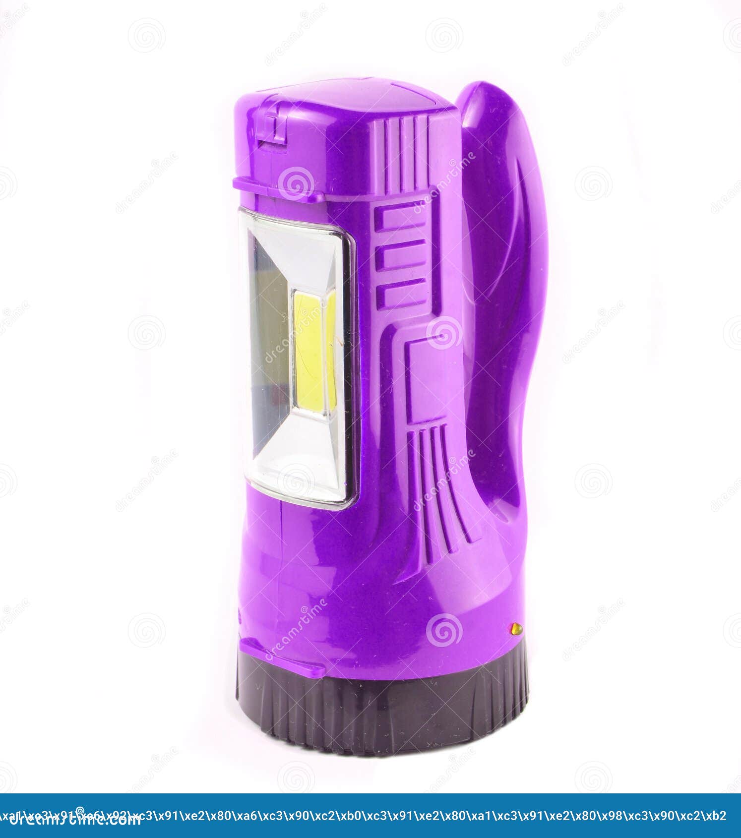 Linterna Azul Aislada En El Fondo Blanco Imagen de archivo - Imagen de ...