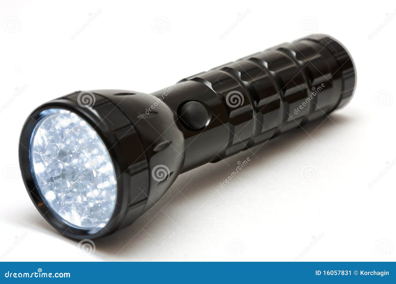 Linterna negra imagen de archivo. Imagen de reflector - 16057831