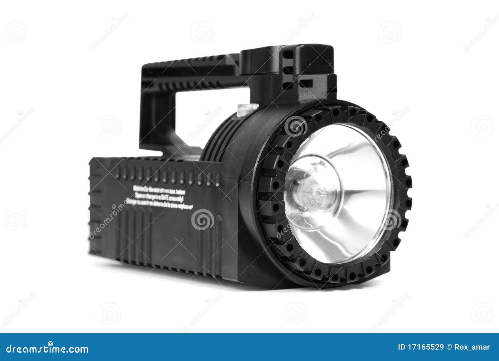 Linterna negra imagen de archivo. Imagen de fondo, emergencia - 17165529