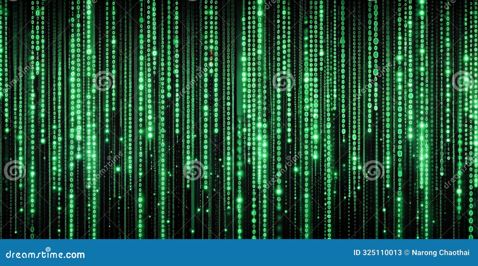 Linux Terminal Matrix Effect Hacker Background Style AI-Created Content ...