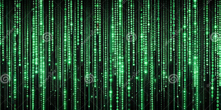 Linux Terminal Matrix Effect Hacker Background Style AI-Created Content ...