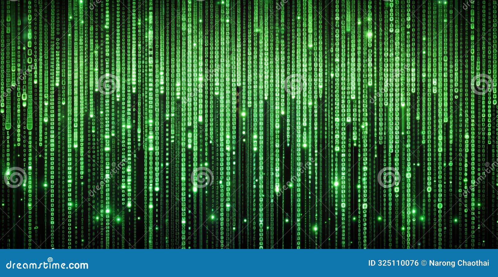 Linux Terminal Matrix Effect Hacker Background Style AI-Created Content ...