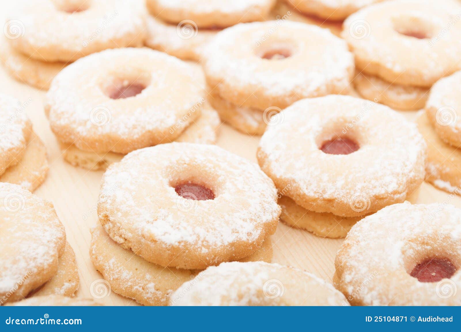 Linzer Cookies stock image. Image of dessert, baking - 25104871