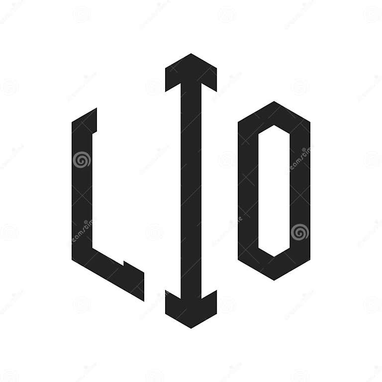 LIO Logo Design. Initial Letter LIO Monogram Logo Using Hexagon Shape ...