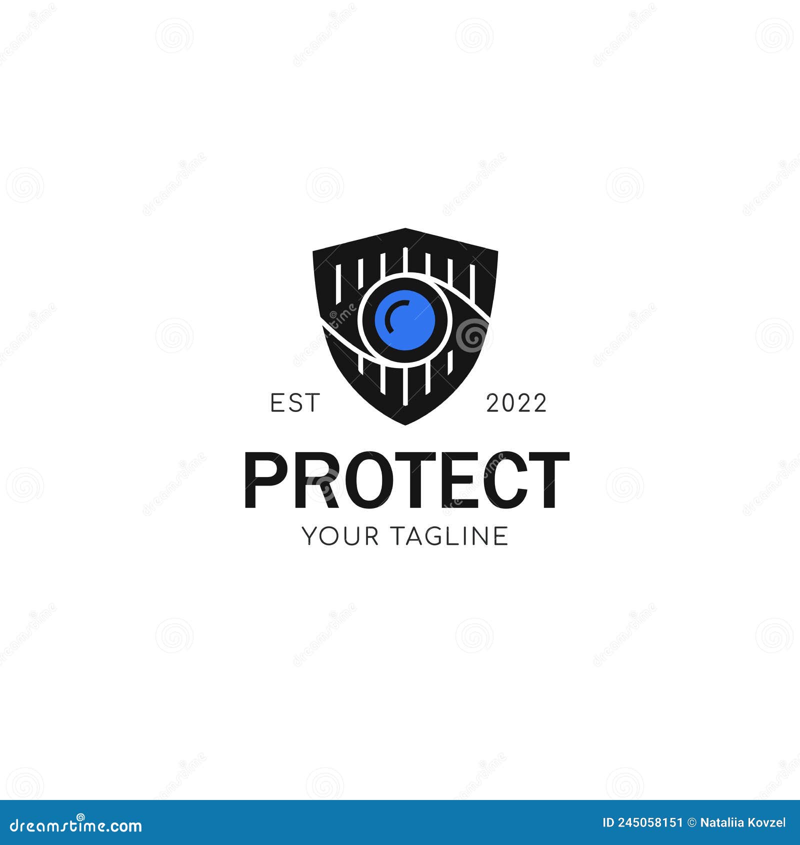 Security Eye Logo Design Template. Stock Vector - Illustration of logo, modern: 245058151
