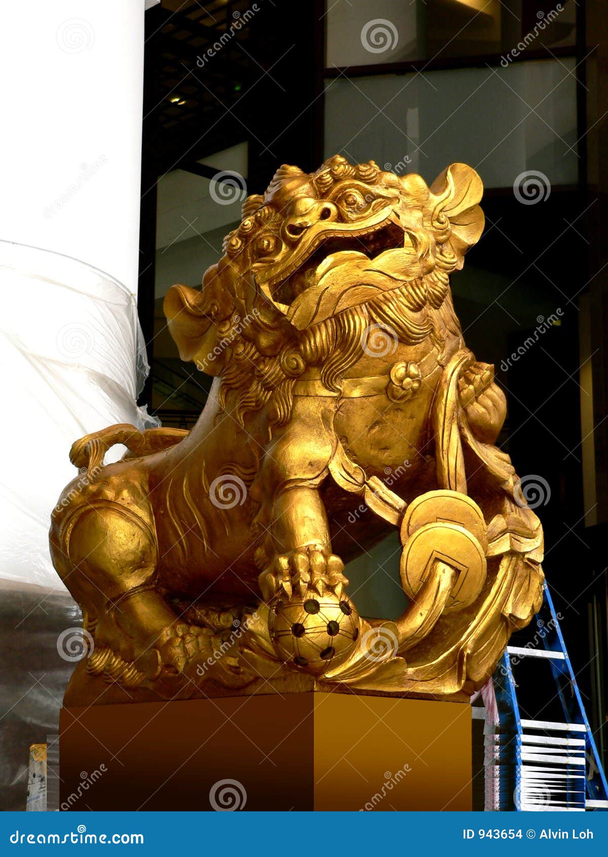 Lion stock photo. Image of growl, door, craftsmanship, fierce - 943654