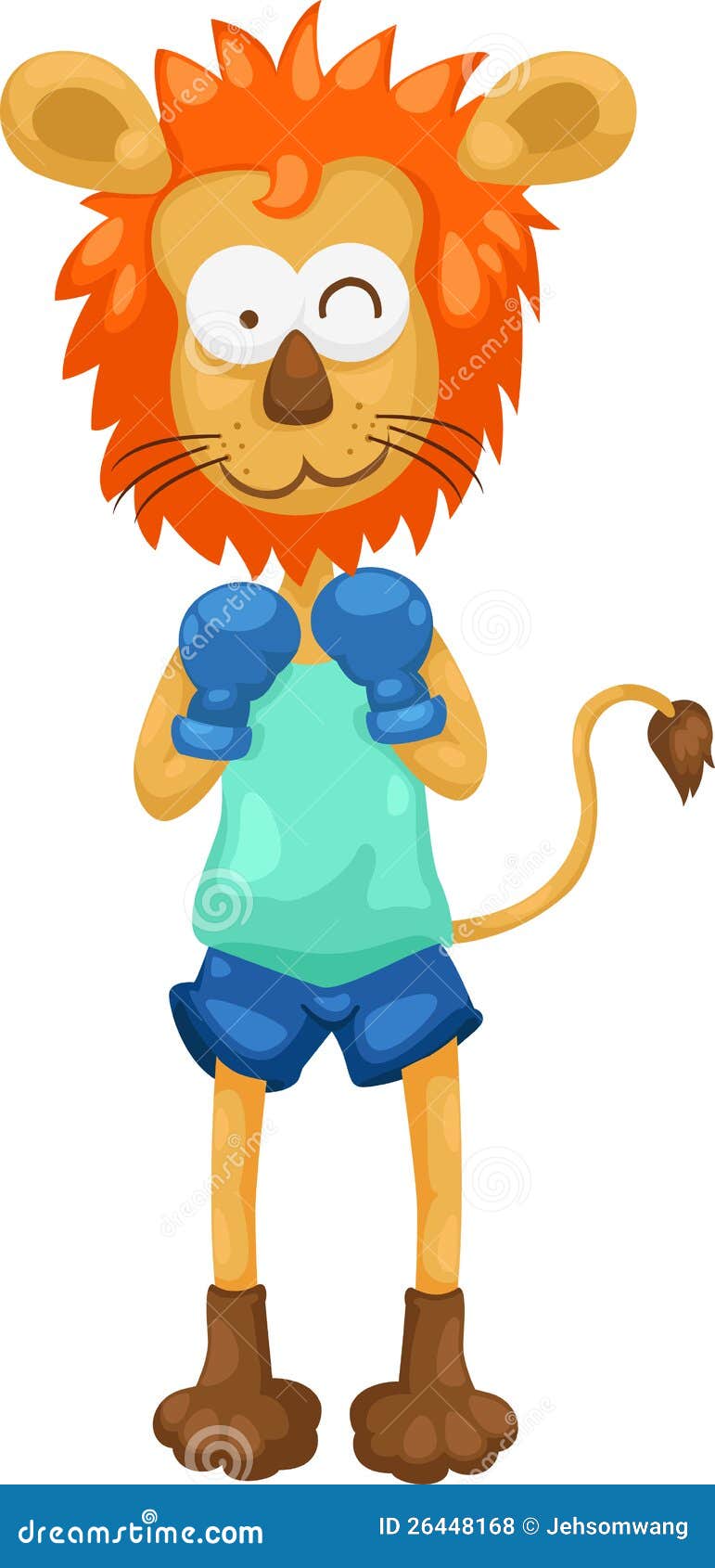 Lion Boxing vector stock vector. Illustration of fitness - 26448168