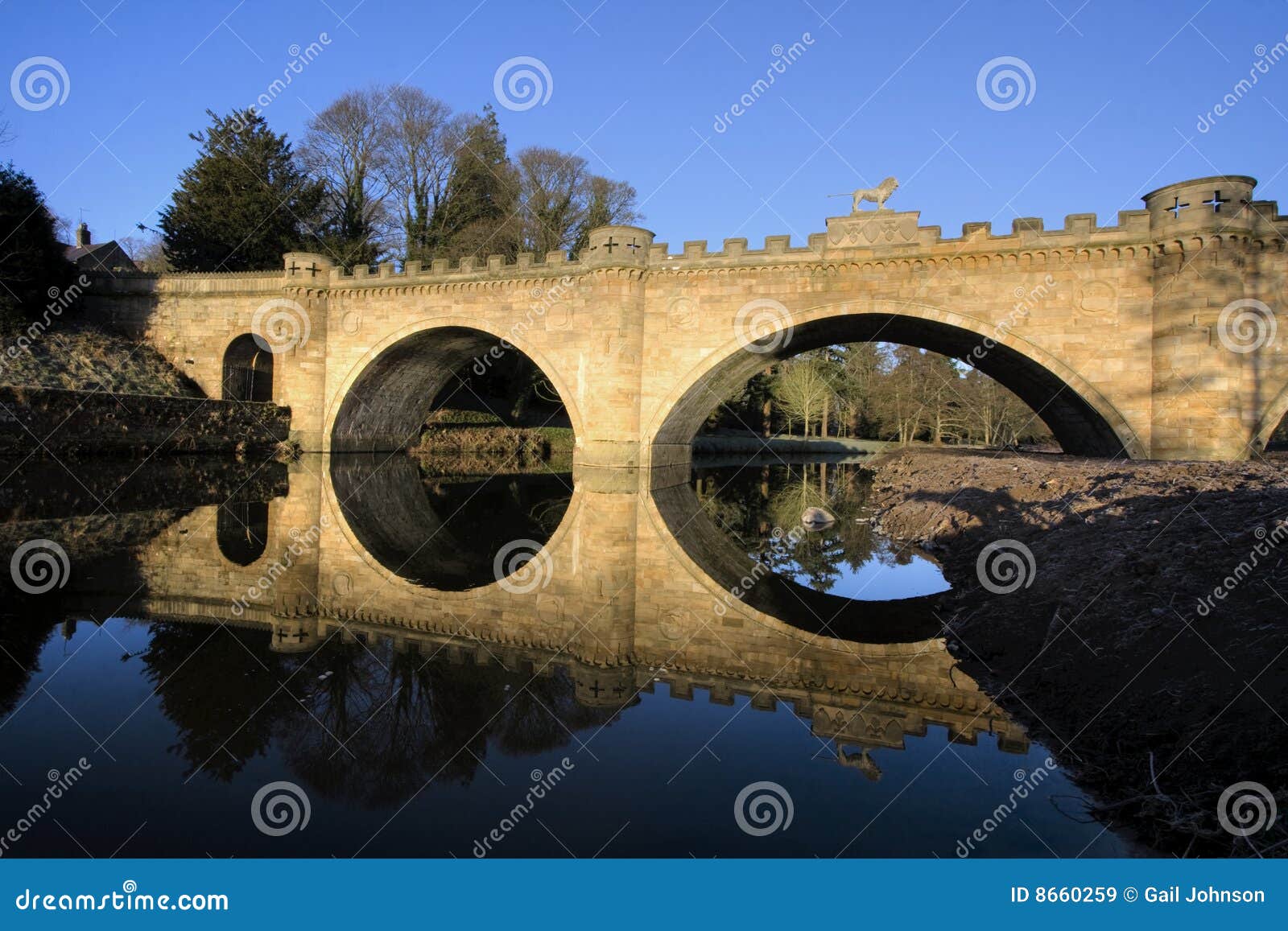 The Lion bridge stock image. Image of northumberland, harry - 8660259
