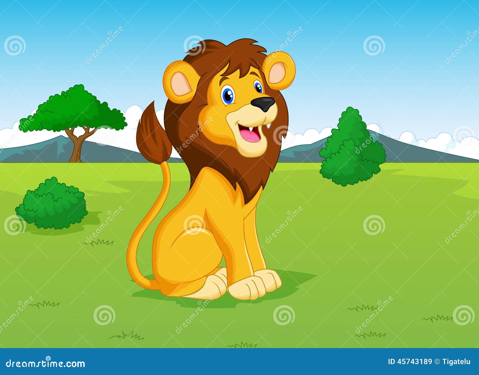 Lion Cartoon Roaring | CartoonDealer.com #36398869