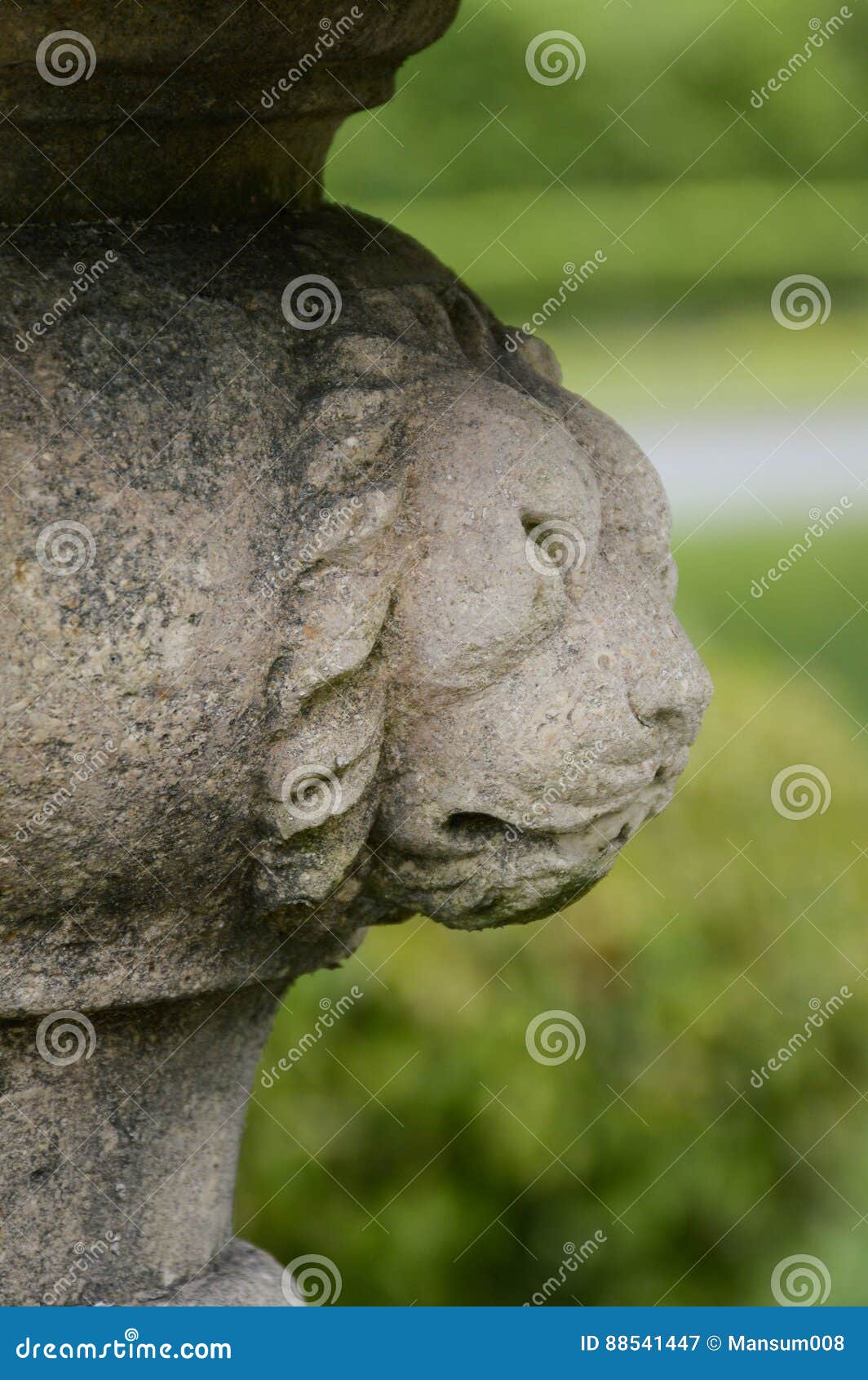 Lion cement statue stock image. Image of statue, rugged - 88541447