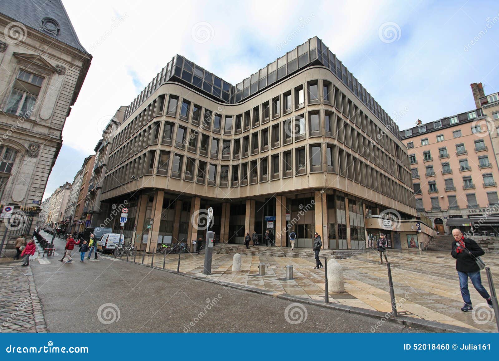 Lion Centrum Miasta Francja Obraz Editorial - Obraz złożonej z ...