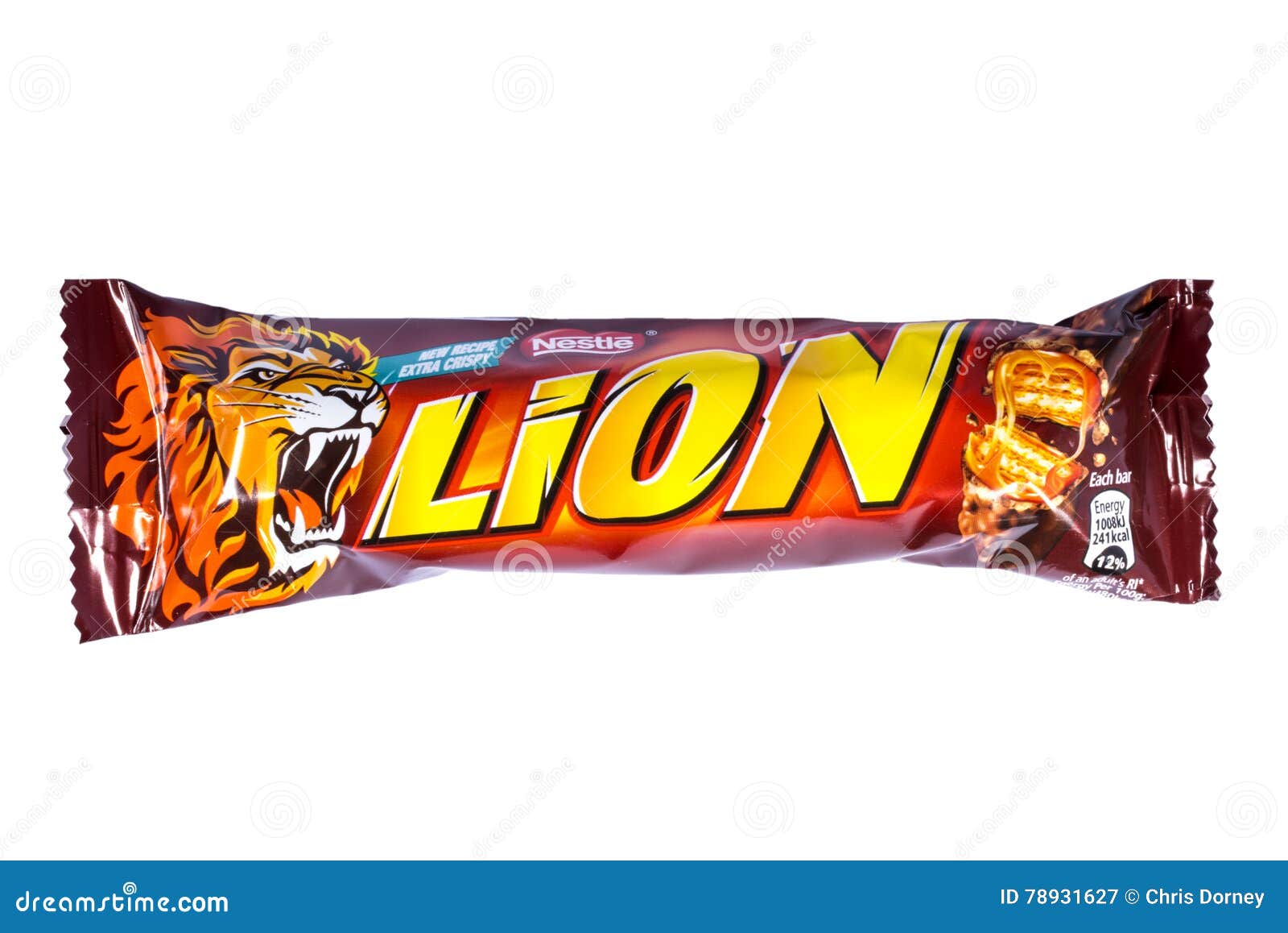 Lion Chocolate Bar fotografia editoriale. Immagine di grasso - 78931627