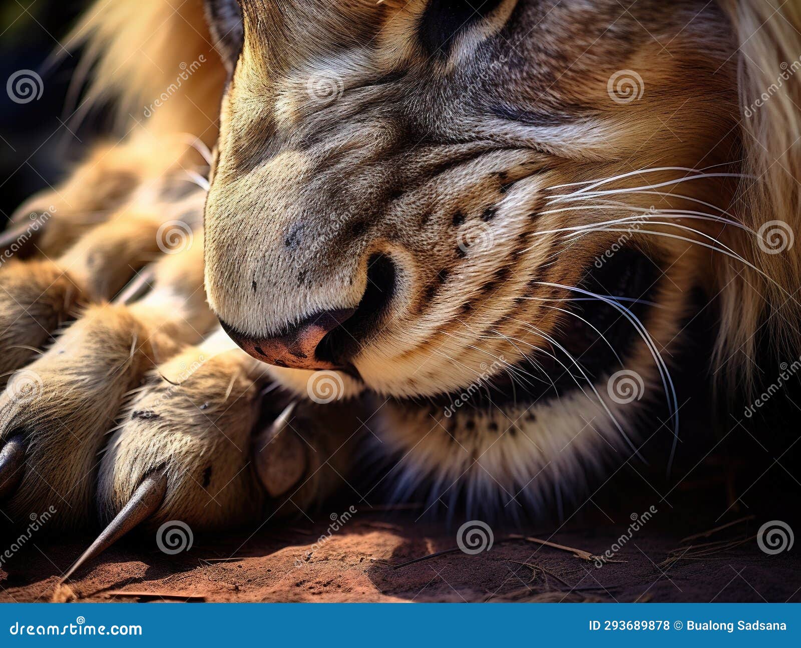 Lion Claw stock illustration. Illustration of majestic - 293689878