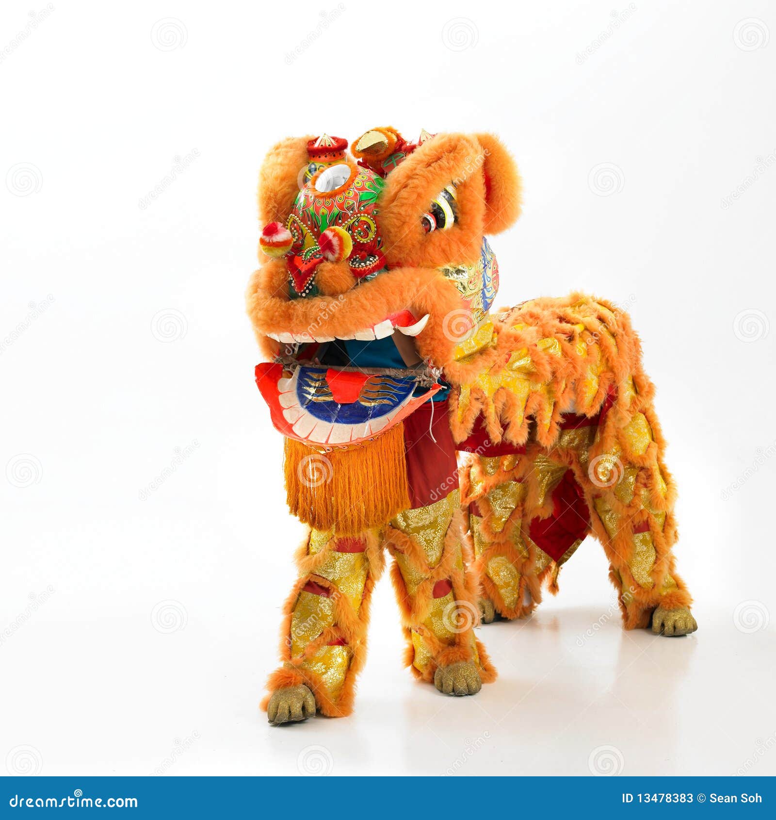 Lion Dance stock image. Image of lion, good, fortune - 13478383