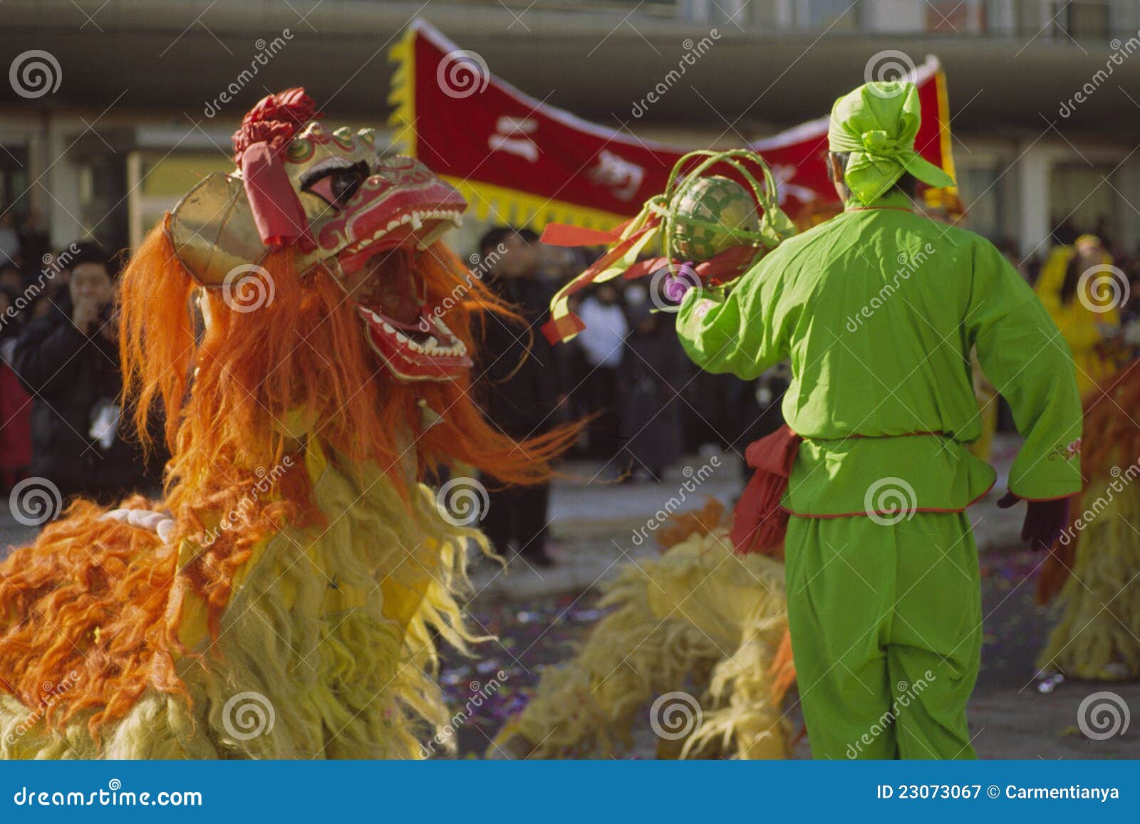 Lion dance editorial photography. Image of culture, colorful - 23073067